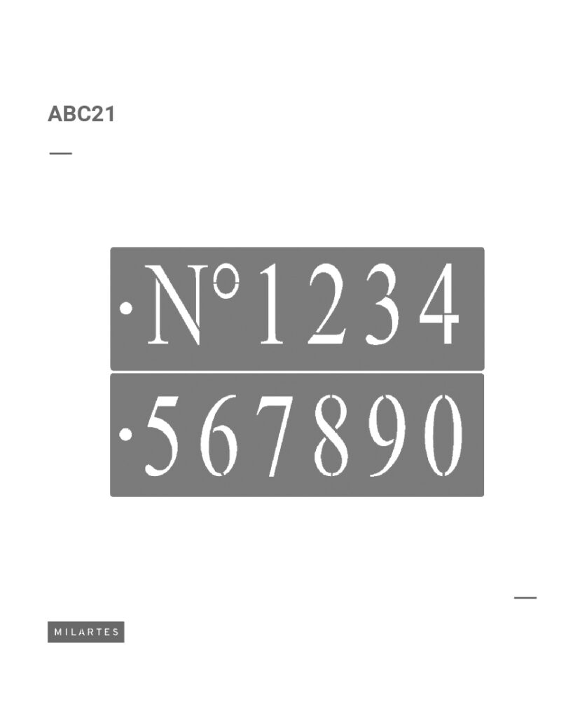ABC 21 Números - Milartes Mayorista